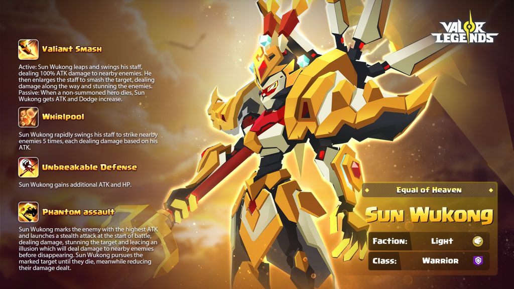 Valor Legends - Equal of Heaven - Official Site