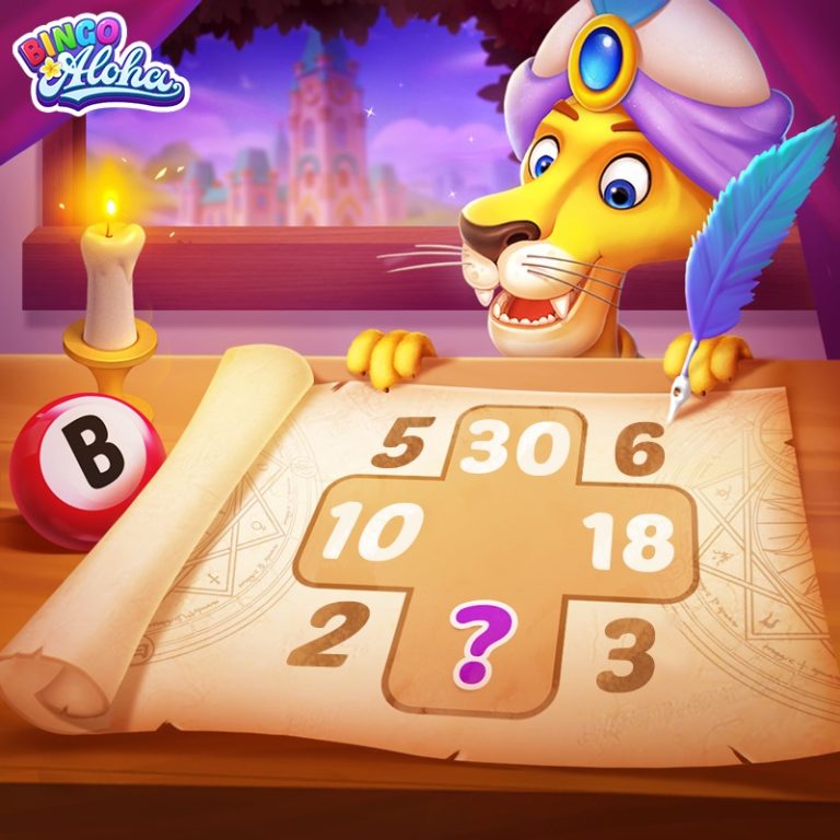 Bingo Aloha - Math Puzzle - Official Site
